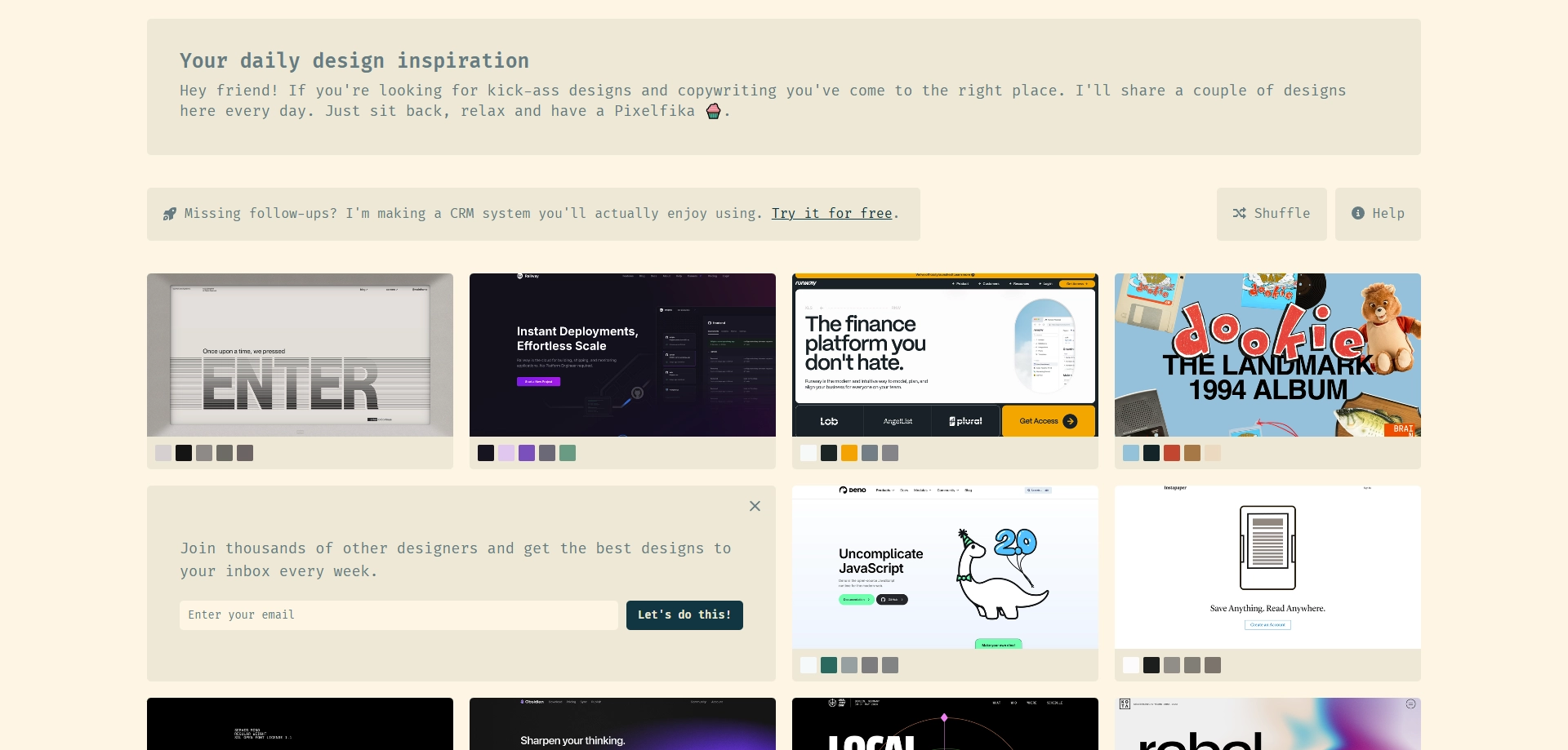 Inspiration design quotidienne : boostez votre créativité